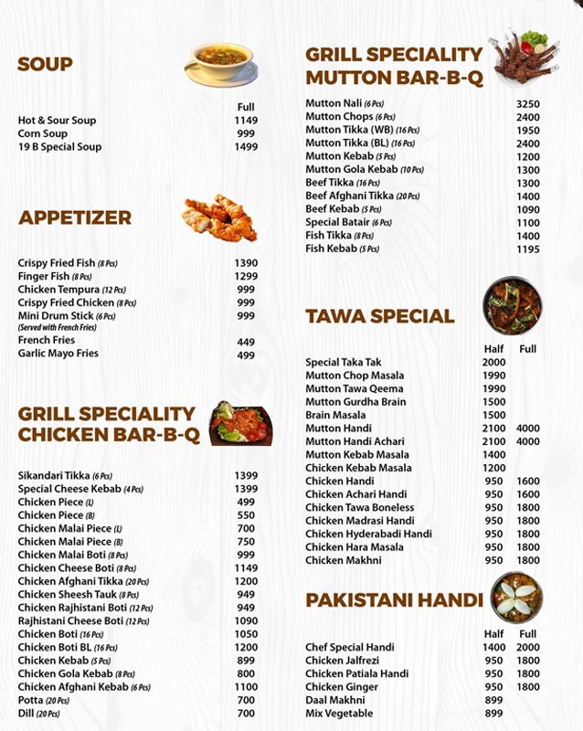 Nadeem Tikka Menu in Lahore | Rated 0 | (Aug, 2025)