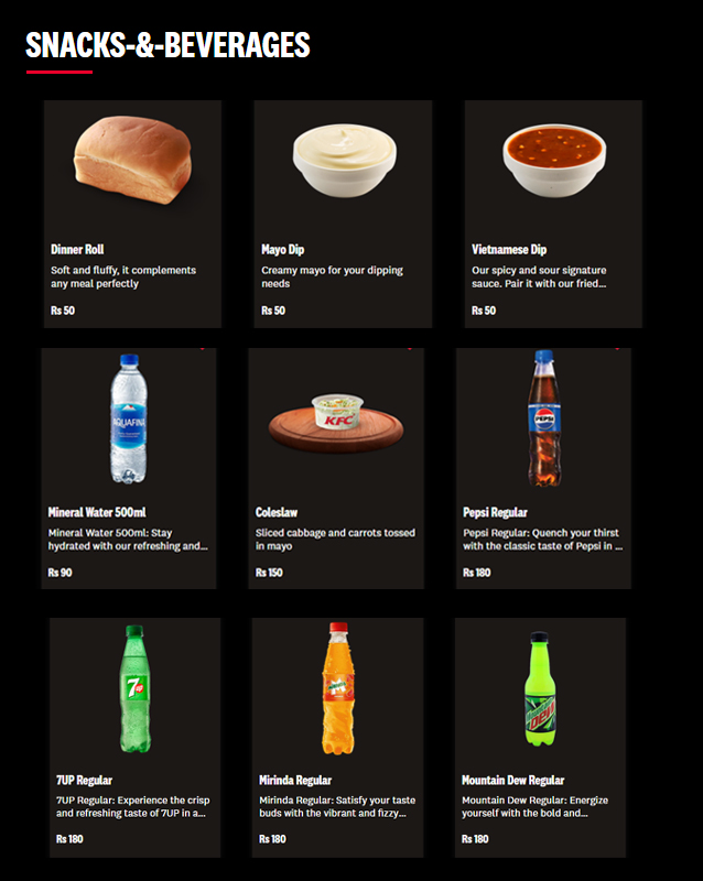 KFC Menu | KFC Deals Menu | KFC Restaurants Menu & Prices 2020 | (Aug ...